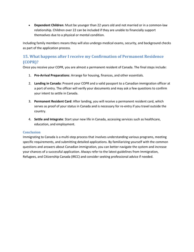 Canadian Immigration Process 15 Frequently Asked Questions Answered.docx
