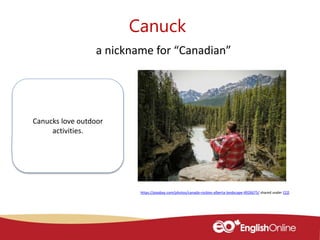 Canadianisms (Canadian Terms) - Canadian Idioms | PPTX