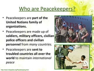 Canadian Peacekeepers | PPT