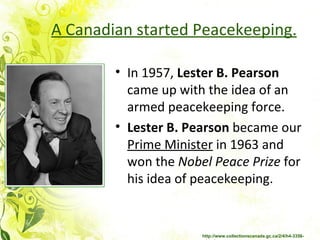 Canadian Peacekeepers | PPT