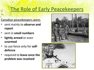 Canadian Peacekeepers | PPT