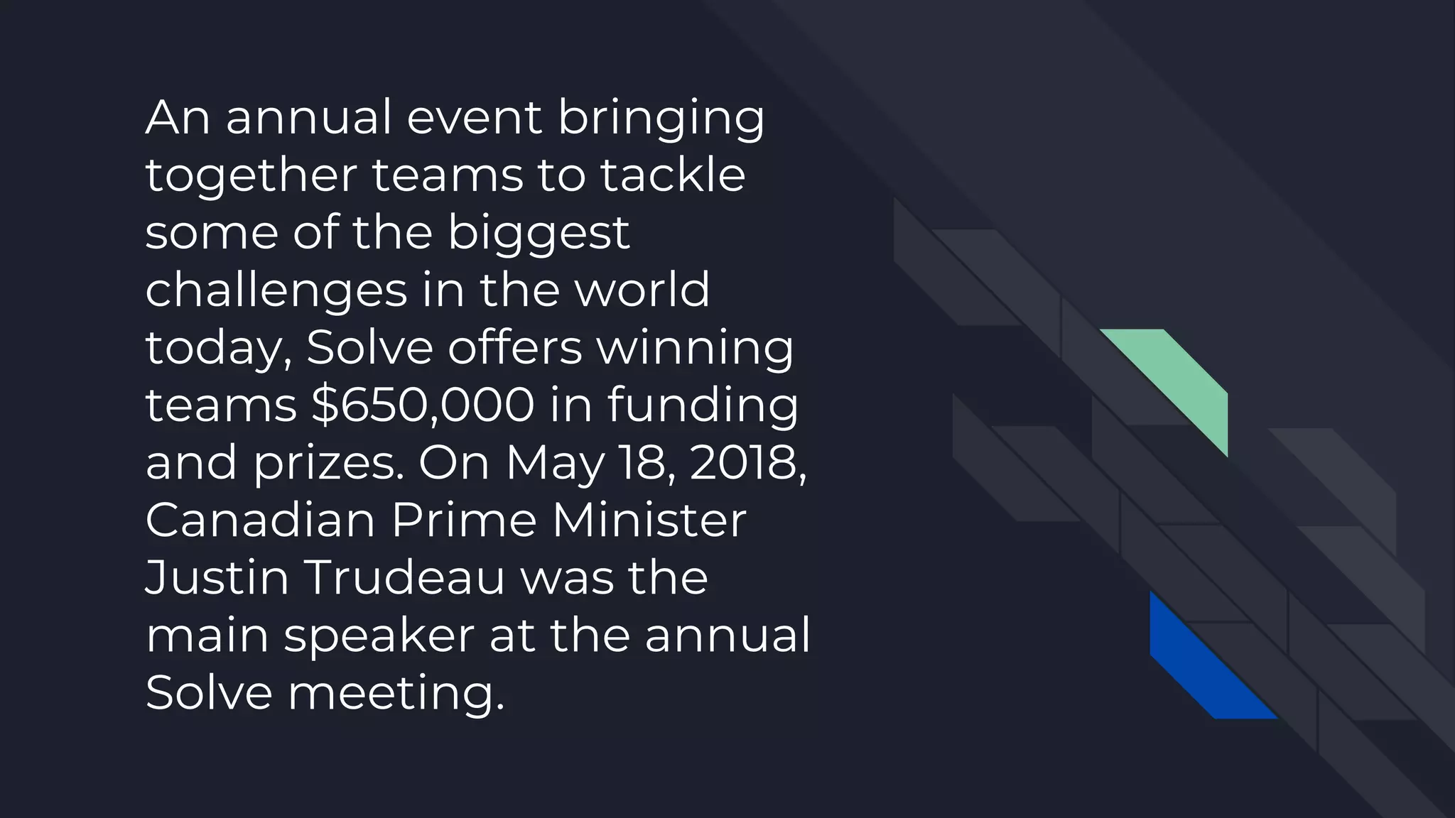 Canadian PM Justin Trudeau Speaks at 2018 MIT Solve Summit | PPT