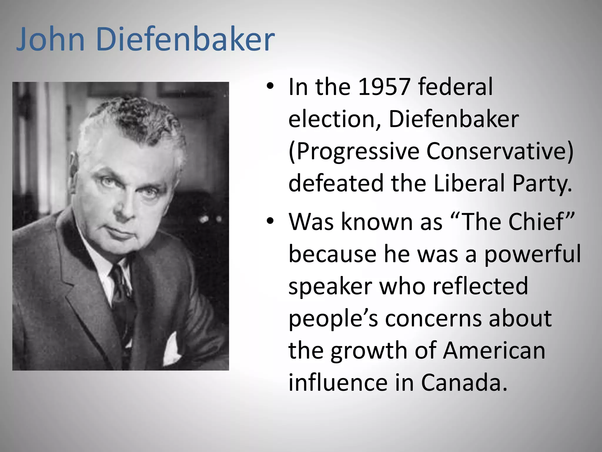 Canadian Prime Ministers from 1948 to 1984 | PPT