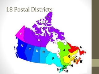 Canadian postal codes | PPTX