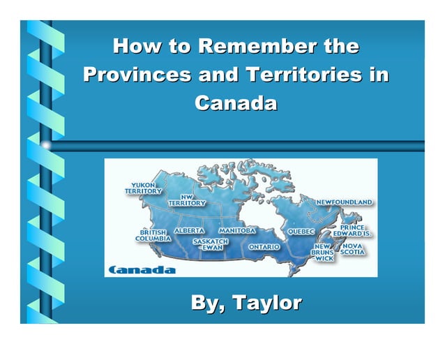 Canadian Provinces.Neumonic | PDF