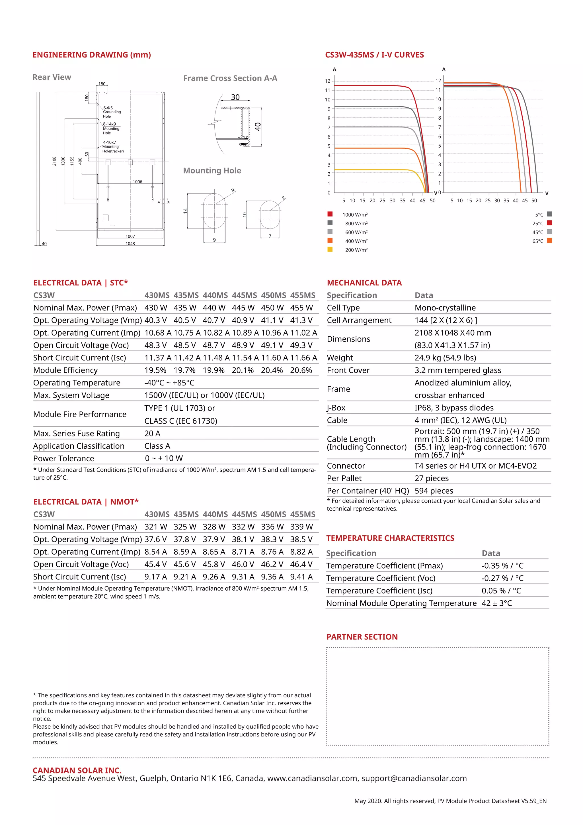 Canadian solar datasheet-hi-ku_cs3w-ms_v5.59_en | PDF