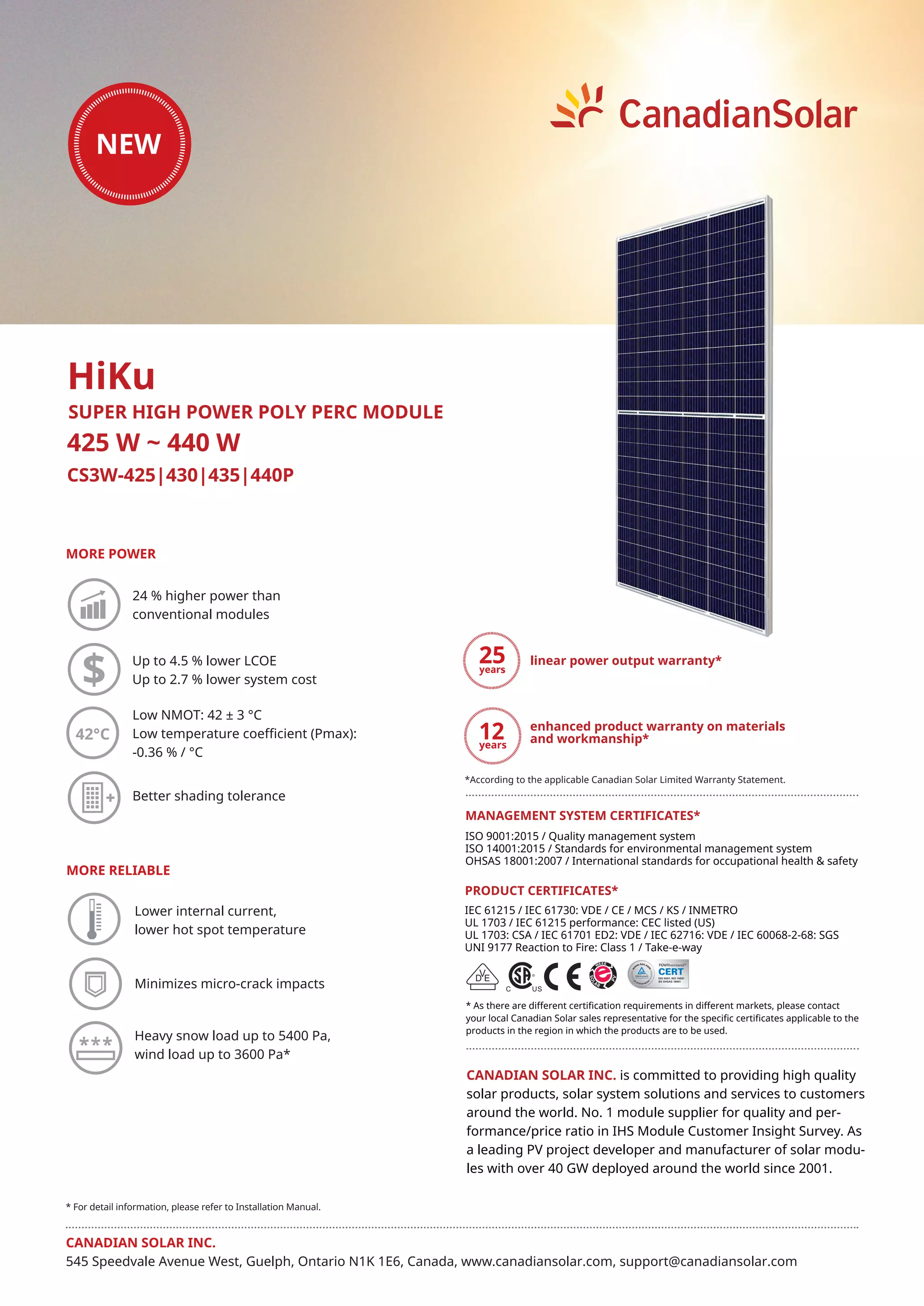 Canadian solar datasheet-hi-ku_cs3w-p_en-2 | PDF
