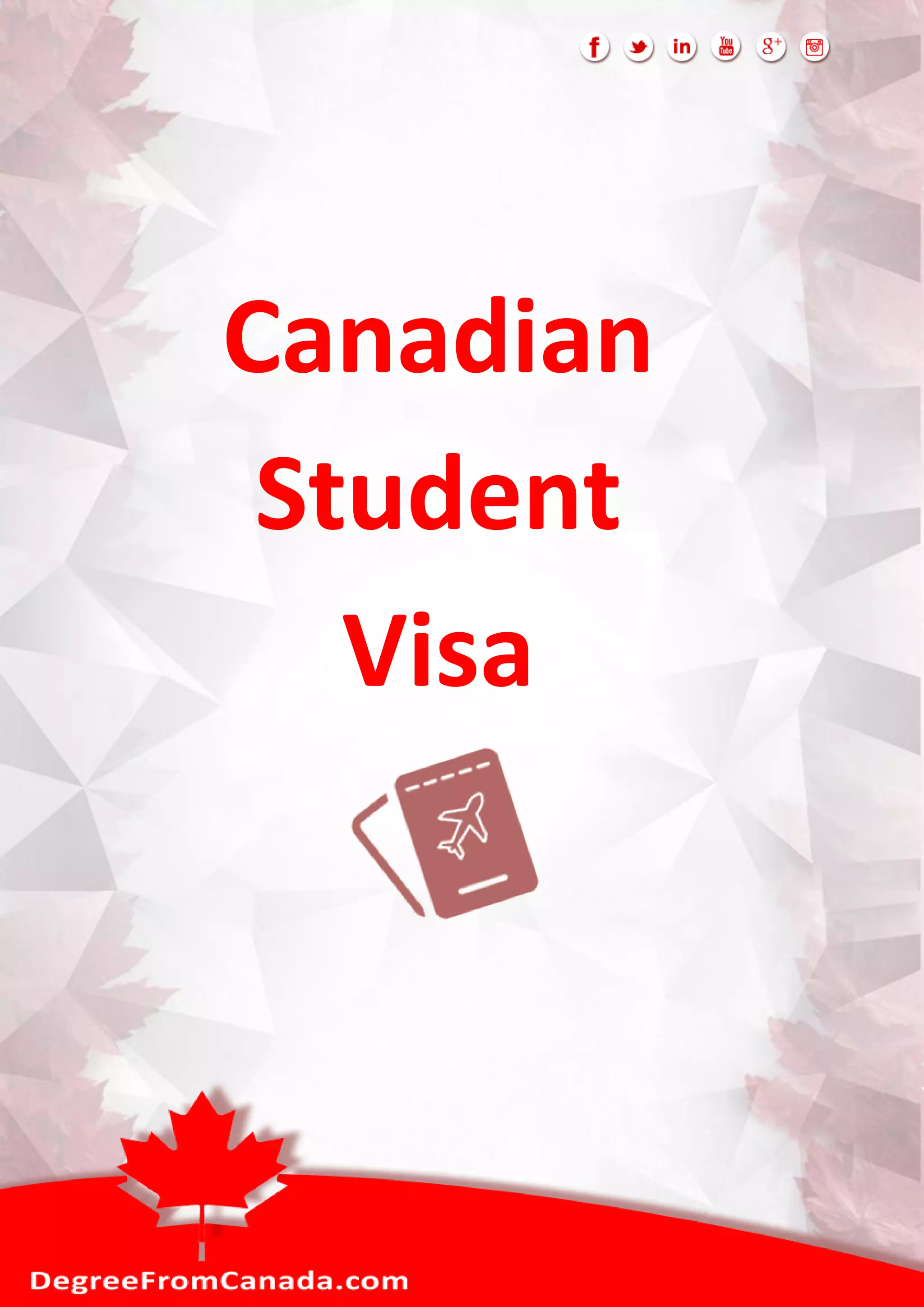 Canadian student visa | PDF