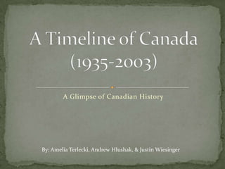 Canadian Timeline | PPTX