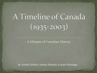 Canadian Timeline | PPTX