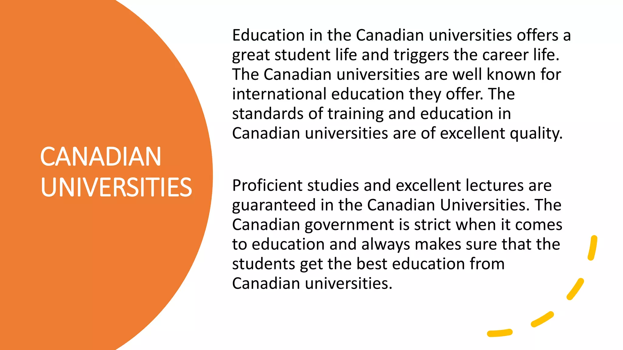 Canadian universities | PDF