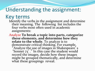 Canadian university writing | PPT