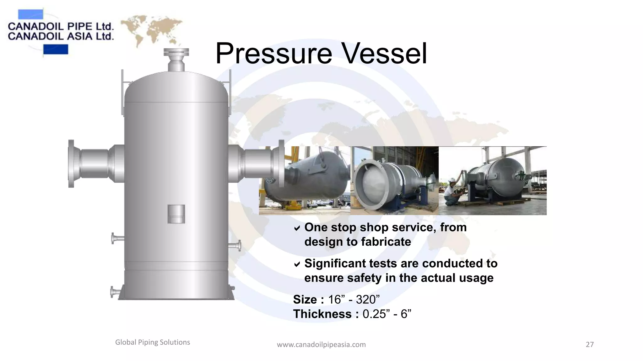 Manufacturer and supplier of customized pipes, fittings, value-add ...