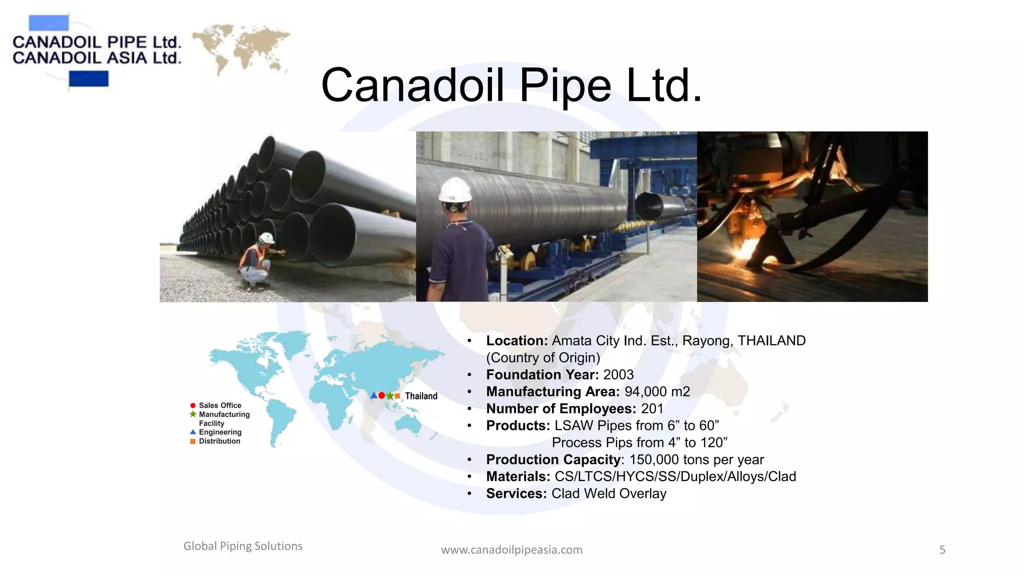 Manufacturer and supplier of customized pipes, fittings, value-add ...