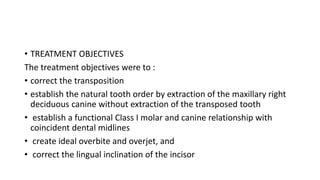 Canine transposition | PPT