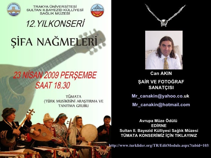 Can Akin Edirne 2.Bayezid Camii | PPT