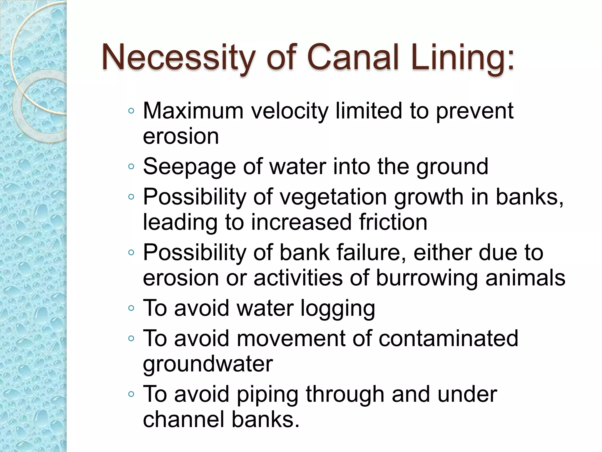 Canal alignment | PPTX