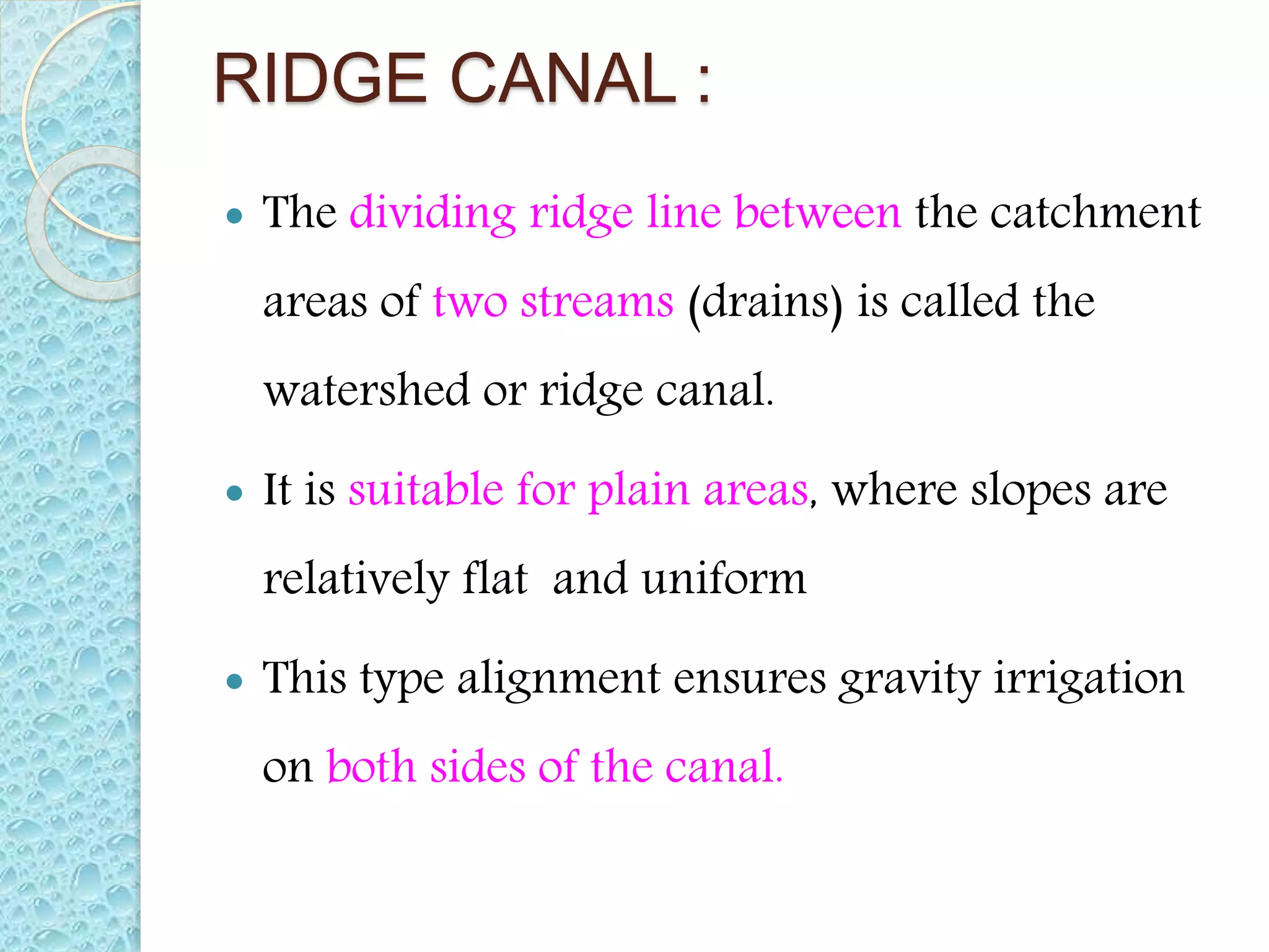 Canal alignment | PPTX