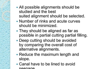 Canal alignment | PPTX
