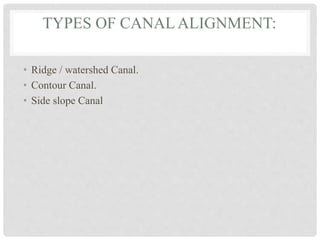 CANAL ALIGNMENT.pptx