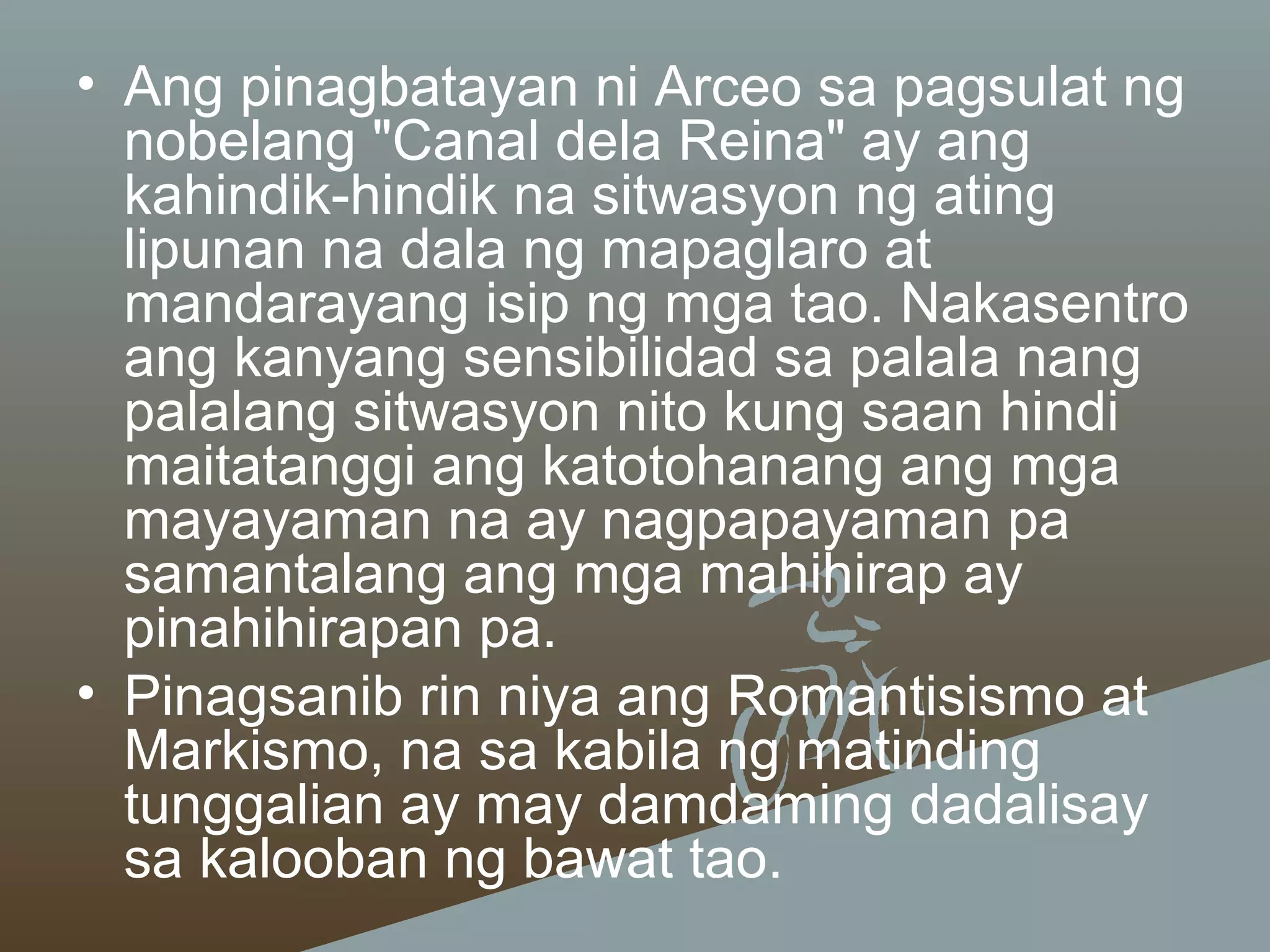 Canal Dela Reina (christinesusana) | PPT