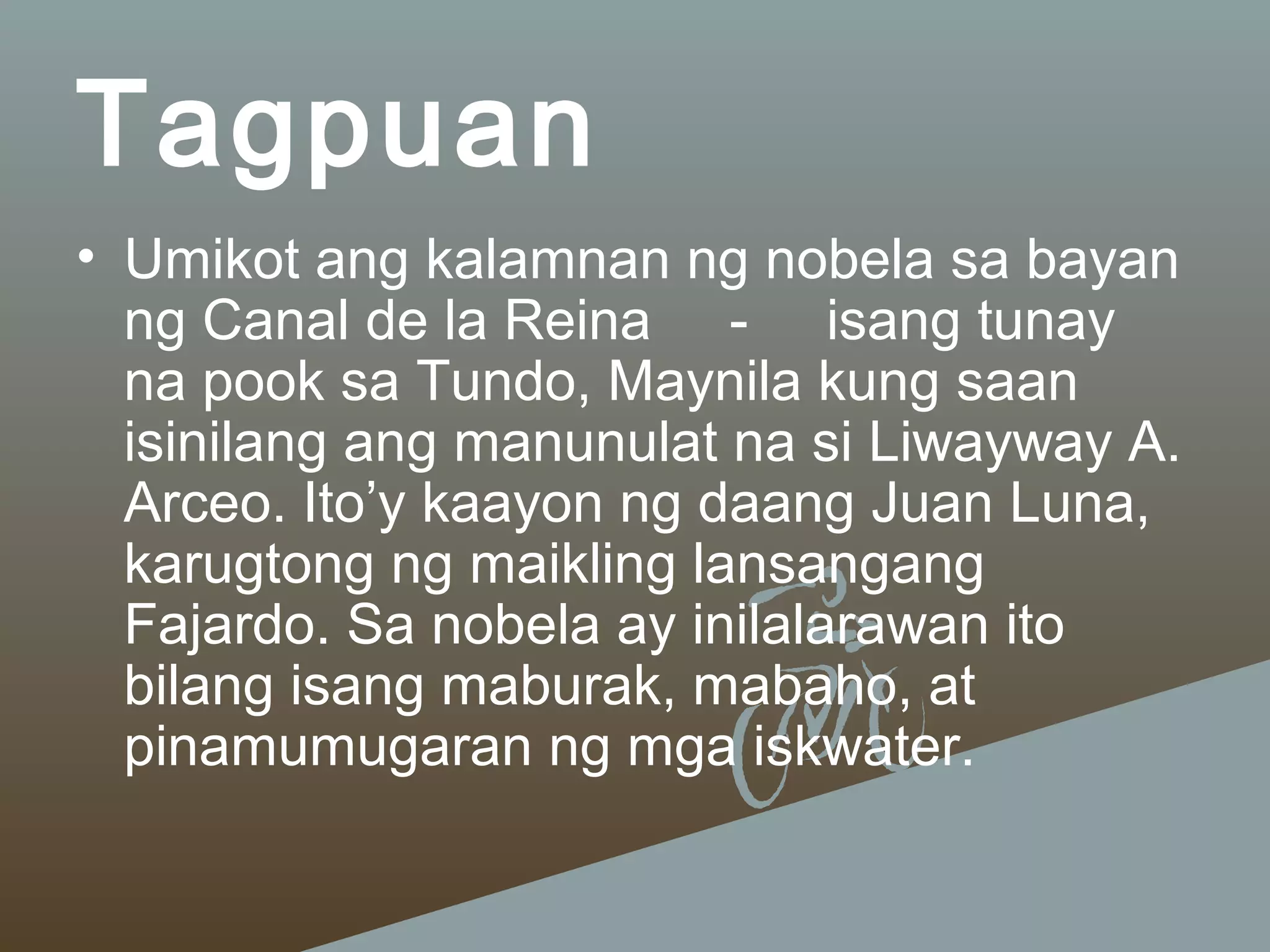 Canal Dela Reina (christinesusana) | PPT