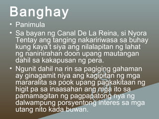 Canal Dela Reina (christinesusana) | PPT