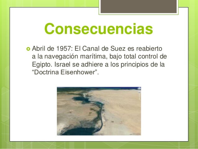 Canal De Suez Y Conflicto Arabe Israeli