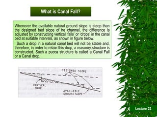 canal drainage works icluding component for canals pdf | PDF
