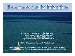 il Canale della manica | PPTX