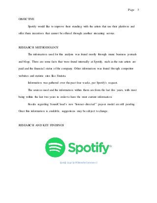 Spotify Market Analysis | PDF