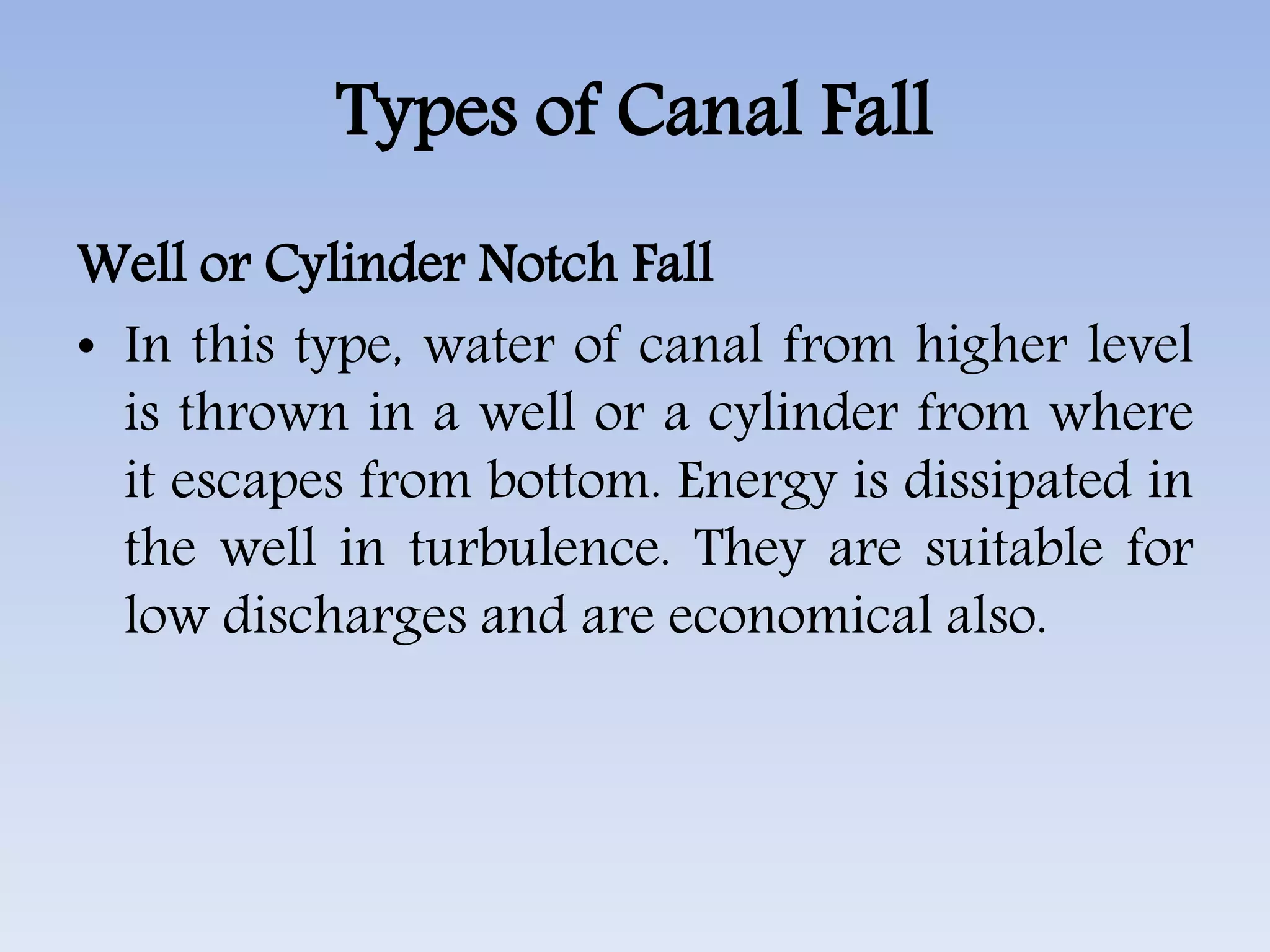 Canal Fall | PPTX