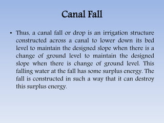 Canal Fall | PPTX