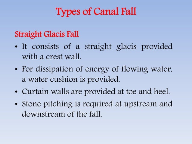 Canal falls | PPTX