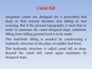 Canal falls | PPTX