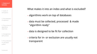 The Relevance of Algorithms | PDF