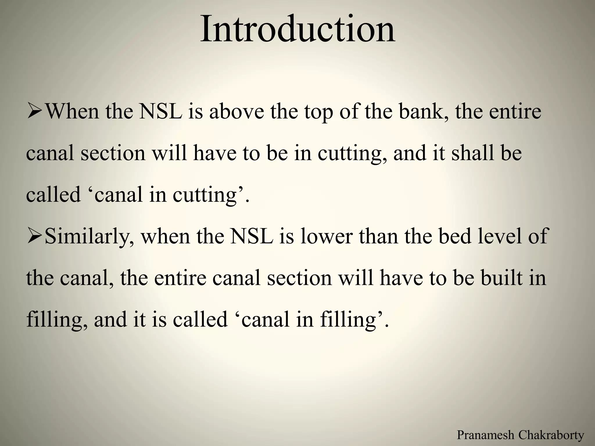 Canal irrigation | PPTX