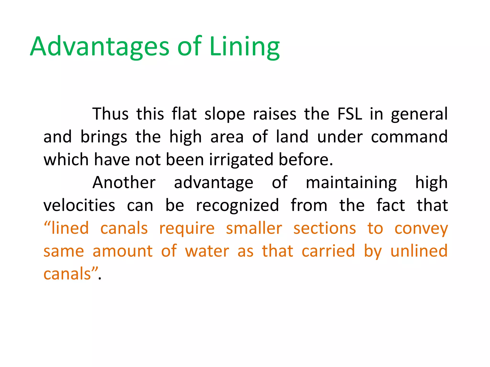 Canal irrigation | PPTX