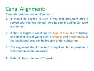 Canal irrigation | PPTX