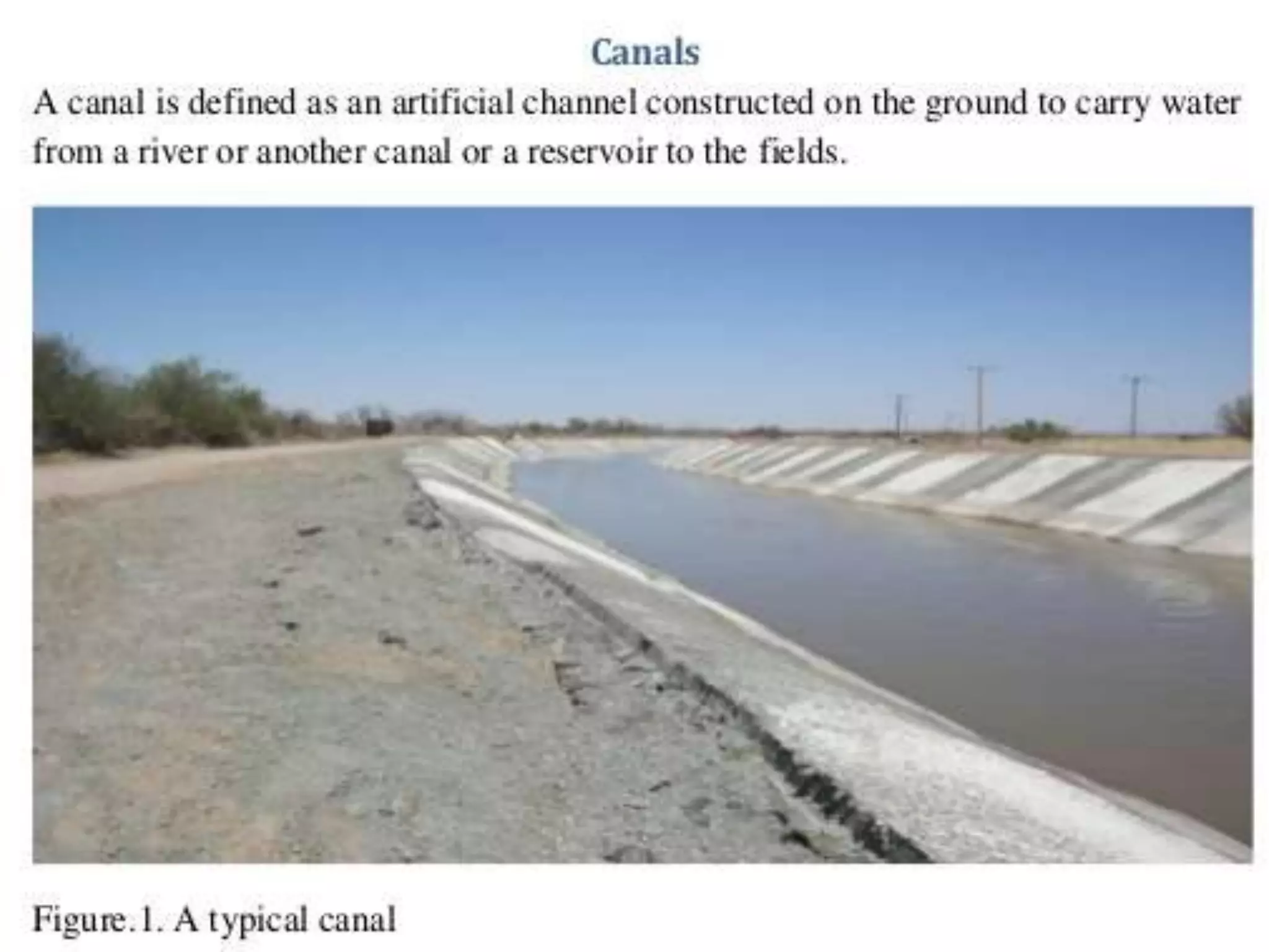 Canal & canal types with design of channels by dj sir covered kennedy ...