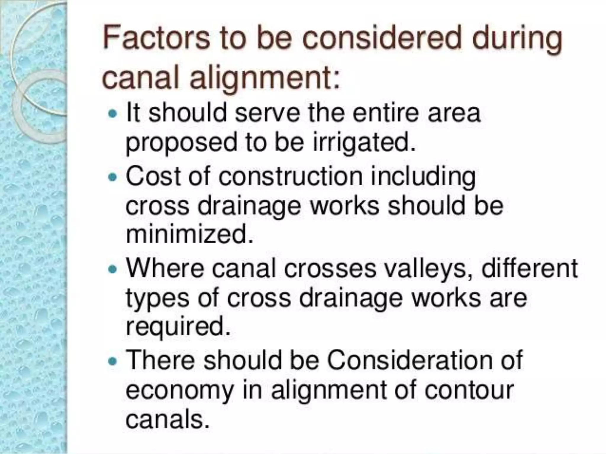 Canal & canal types with design of channels by dj sir covered kennedy ...