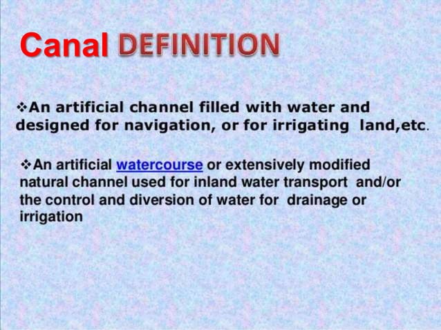 Canal & canal types with design of channels by dj sir covered kennedy ...