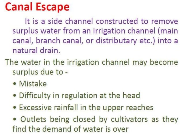 Canal & canal types with design of channels by dj sir covered kennedy ...
