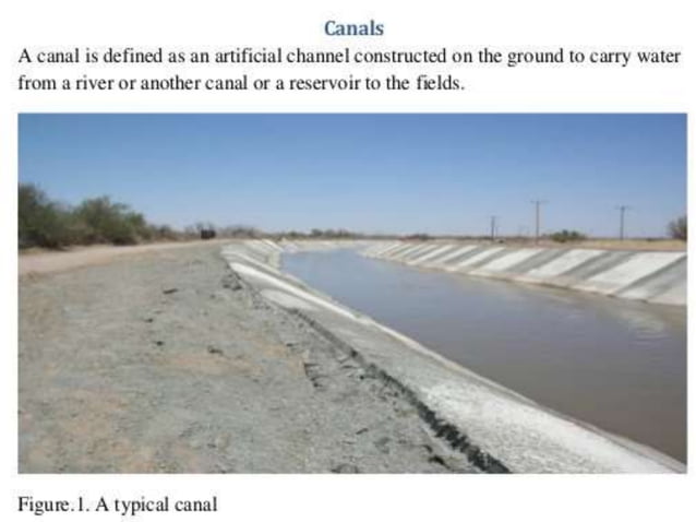 Canal & canal types with design of channels by dj sir covered kennedy ...