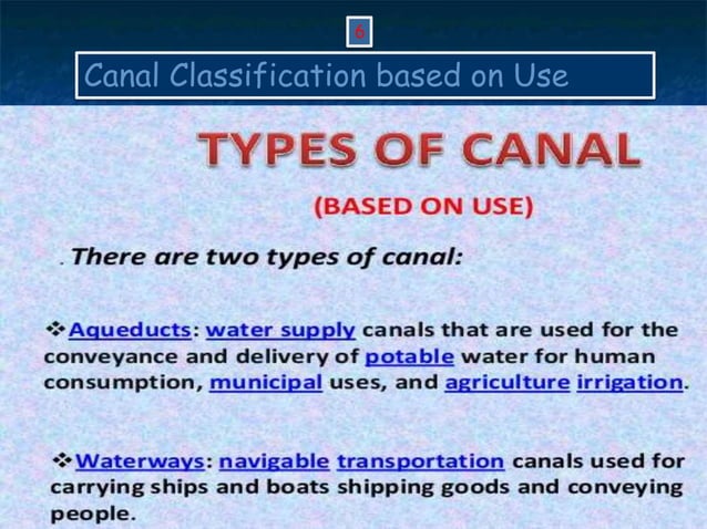 Canal & canal types with design of channels by dj sir covered kennedy ...