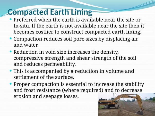 Canal lining defined in Irrigation Engineering | PPTX
