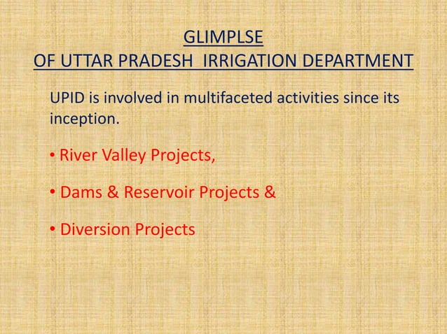 Canal Network of UPID.ppt