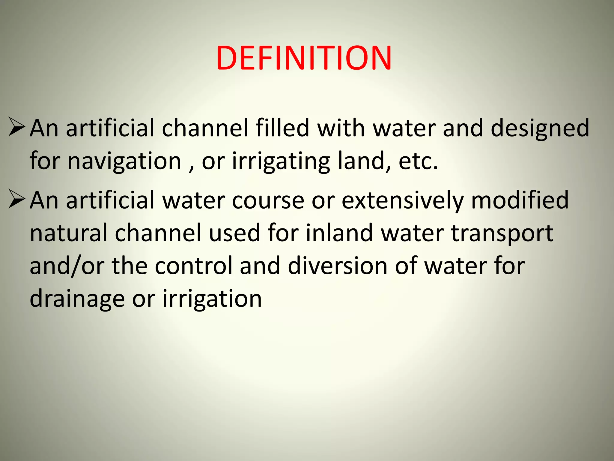 Canal of design | PPTX