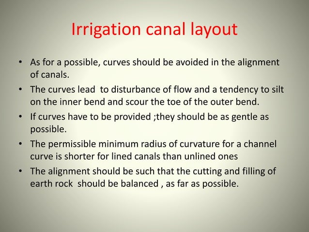 Canal of design | PPTX | Geography | Science