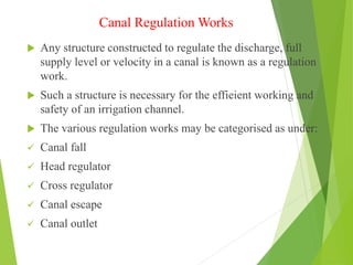 Canal outlets | PPTX